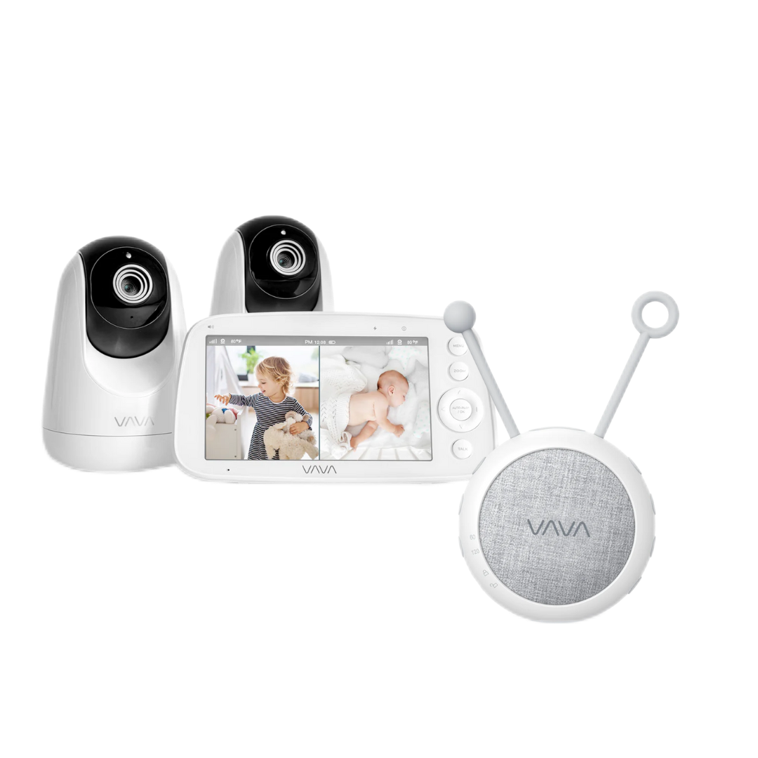 VAVA 720P Video Baby Monitor + Twinkle Soother Set