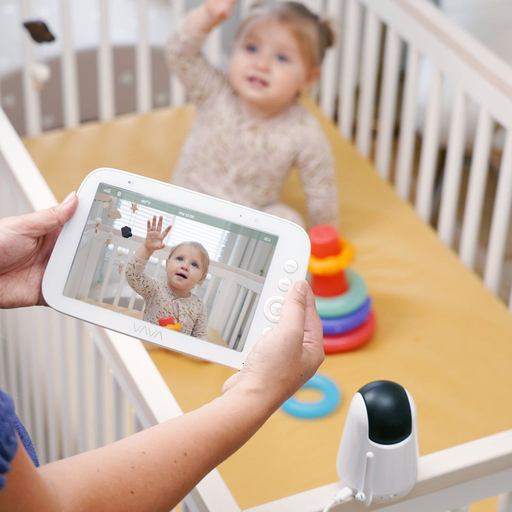 VAVA 1080P 8“ Video Baby Monitor: Big Screen, Clear Vision