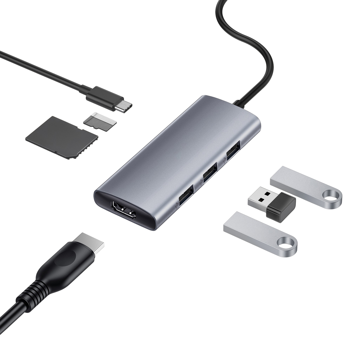 VAVA 7-in-1 USB Hub: Expand Connectivity with Ease