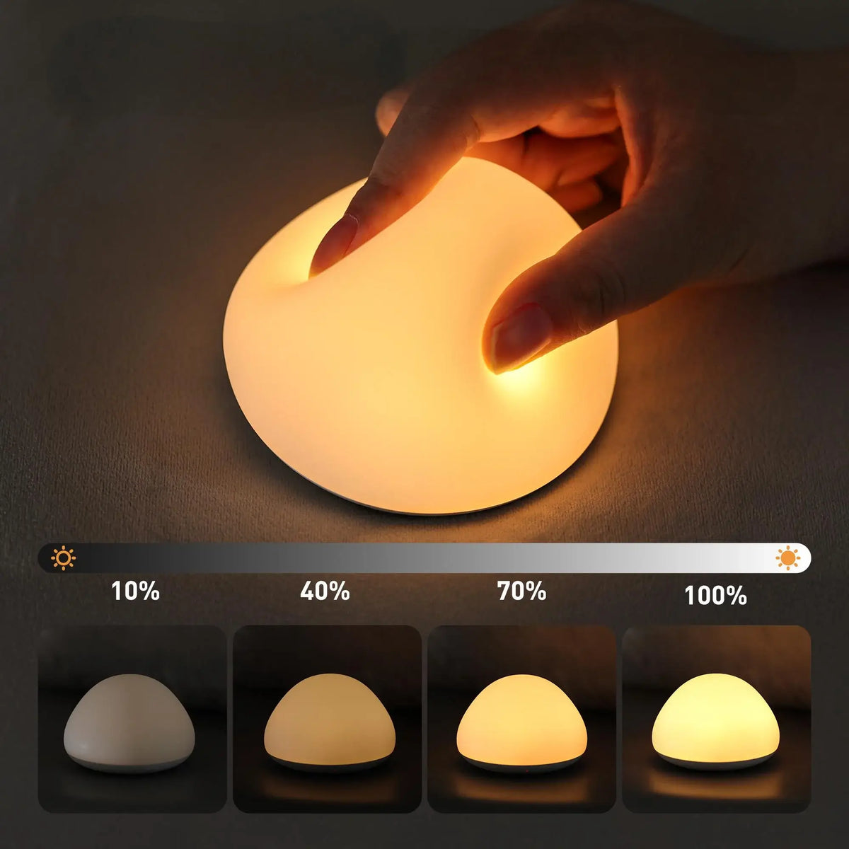 VAVA Silicone Squeeze Control Baby Night Light